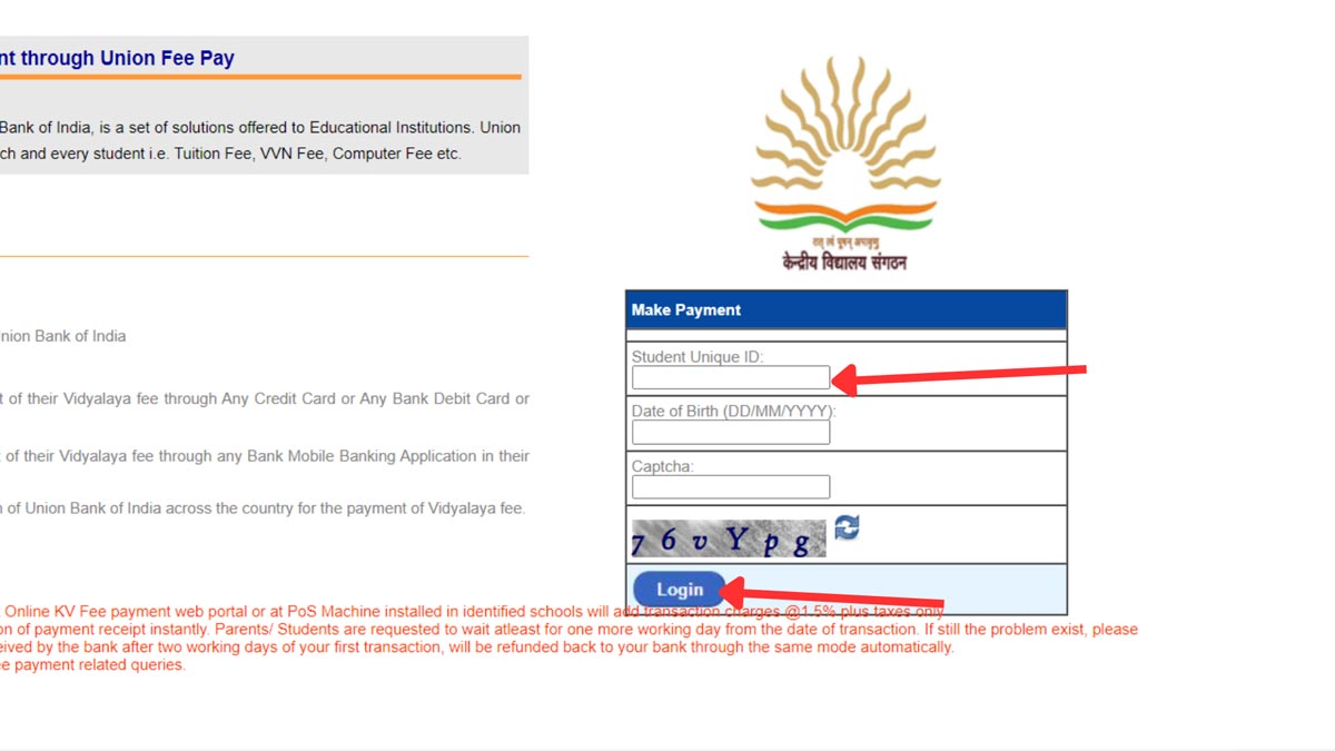 How To Pay Kendriya Vidyalaya (KV) Fees Online (In 3 Steps)